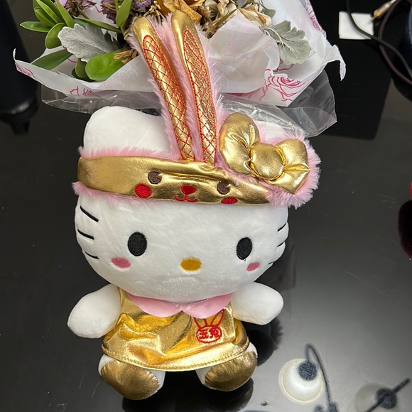 Hello Kitty | Toys | New Hello Kitty Gold Bunny Native Doll | Poshmark